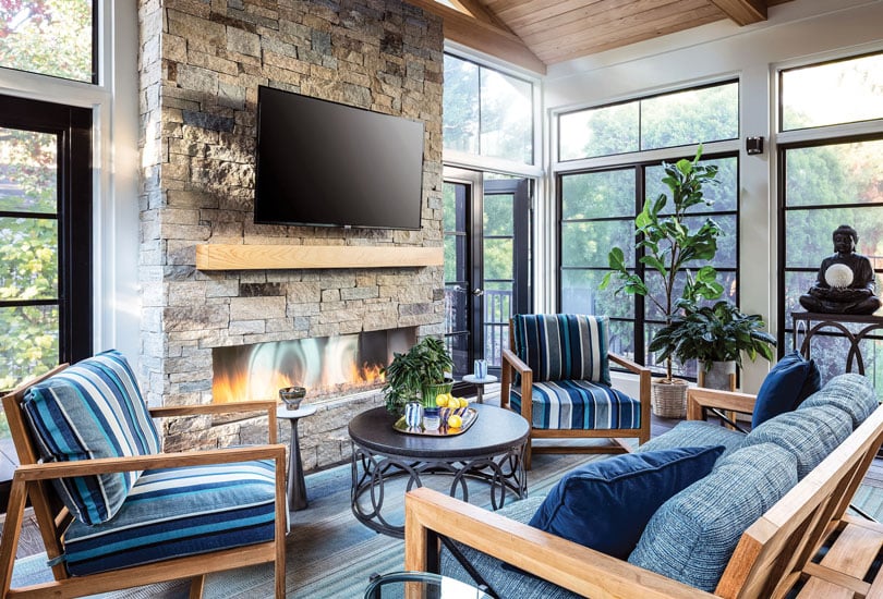 Great Spaces: An All-Season Porch in Arlington, Virginia