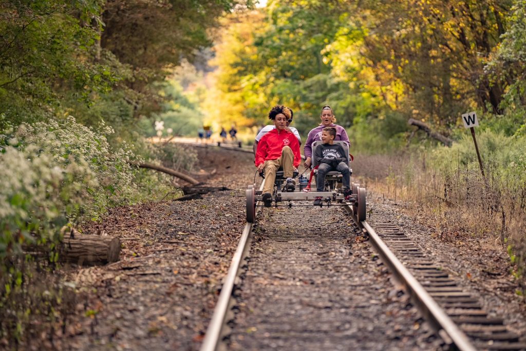 Get Away: Tracks and Yaks Rail Bike Tours - Frostburg, Maryland