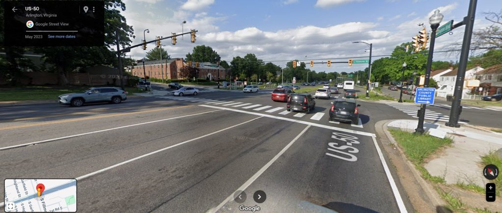 Arlington, Virginia Top Traffic Crash Zones