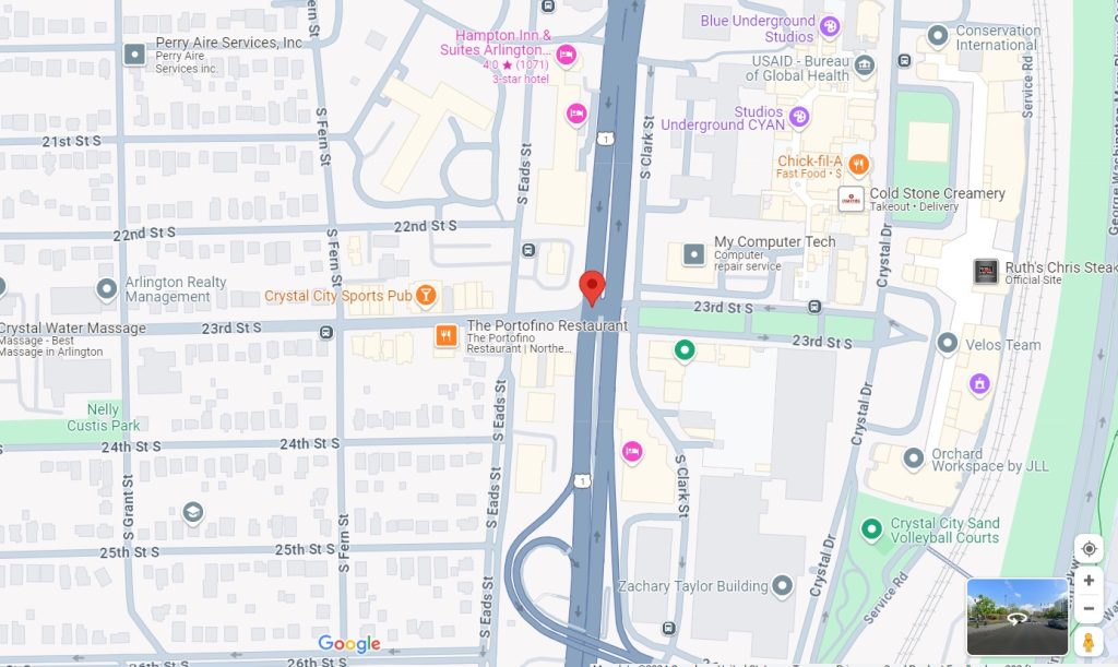 Arlington, Virginia Top Traffic Crash Zones